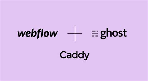 Ghost Webflow Integration With Caddyserver