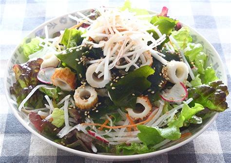 ちくわとわかめの梅風味サラダ レシピ サラダクラブ