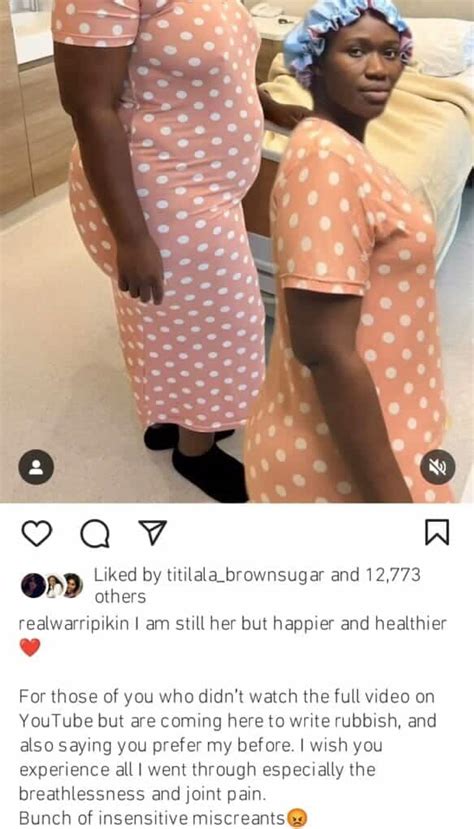 I Wish You Experience What I Went Through Warri Pikin Blows Hot At Critics Over Her Weight