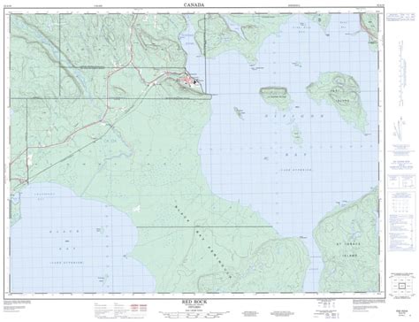 052a16 Red Rock Topographic Map
