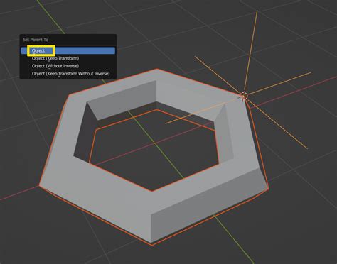 Modeling Move Objects Single Vertex To A Precise Position While Whole Object Moves Along With