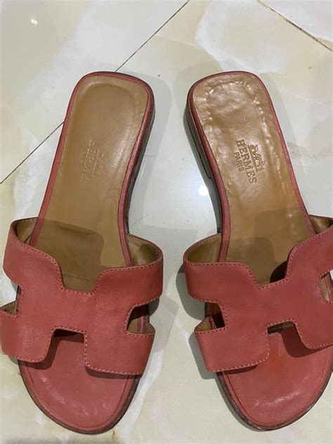 Hermes Oran Slides Womens Fashion Footwear Slippers And Slides On Carousell