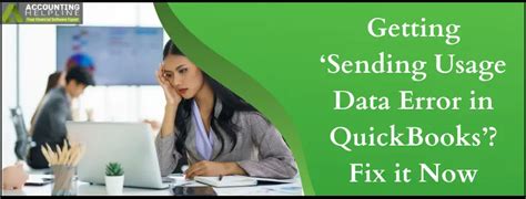 Getting ‘sending Usage Data Error In Quickbooks Fix It Now