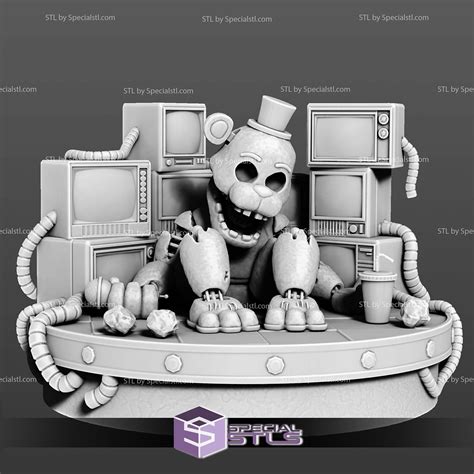 Five Nights At Freddy Freddy Fazbear V2 3d Printer Files Specialstl