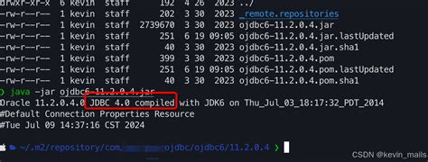 查看oracle Ojdbc所支持的jdbc驱动版本ojdbc版本 Csdn博客