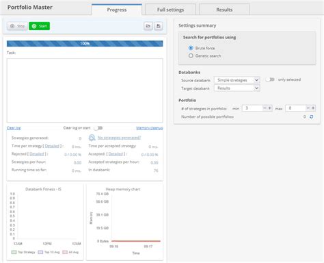 Funcionalidad Mejorada De Portfolio Master En Strategyquant V140 Strategyquant