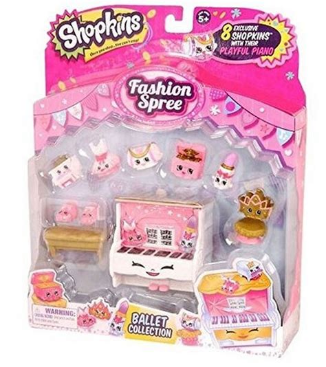 Shopkins Fashion Spree Bundle Of 3 Ballet Best Dressed Cool And Casual
