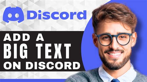 How To Add A BIG Text Discord Tutorial 2025 YouTube