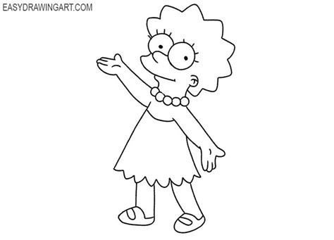 Lisa Simpson Drawing Easy Simpsons Drawings Lisa Simpson Lisa