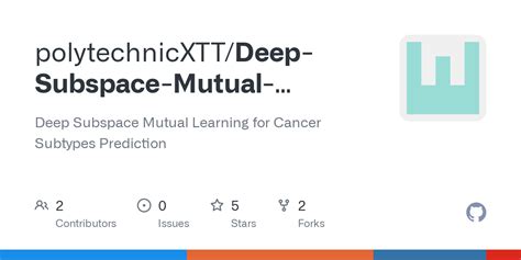 Github Polytechnicxttdeep Subspace Mutual Learning Deep Subspace