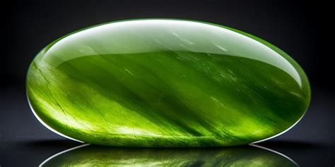 Premium Ai Image Generative Ai Jade Gemstone Cutout On White Background