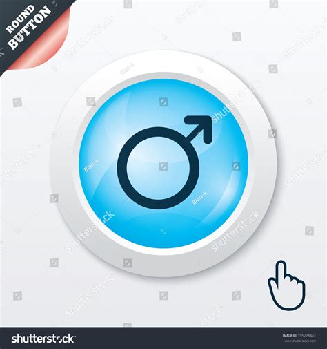 Male Sign Icon Male Sex Button Stock Vector Royalty Free 195228443 Shutterstock