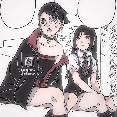 Sumire And Sarada Icon By Hyugafavss Dibujos Animados Bonitos Bocetos