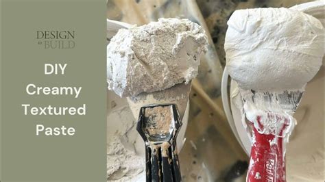 Diy Creamy Textured Paste Youtube