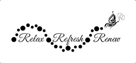 Relax Refresh Renew Stencil Warehouse