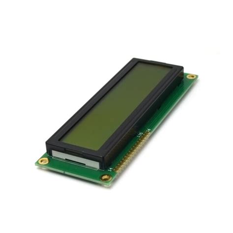 1602 16x2 Character Lcd Display Module Yellow Green Backlight 1602 16x2 Character Lcd Display Module Yellow Green Backlight