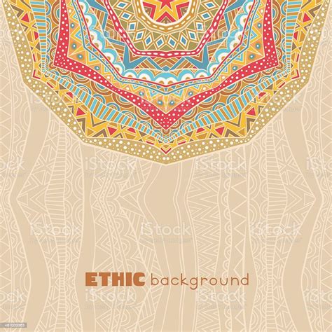 Bright Ethnic Background Stock Illustration Download Image Now