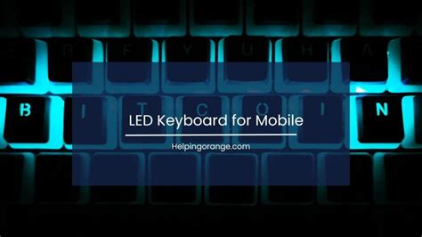 Led Keyboard For Mobile Emoji Fonts Keyboard Helping Orange