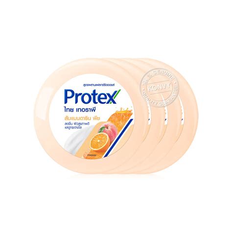 Protex Thai Therapy Mandarin Orange Peach 130g X 4pcs