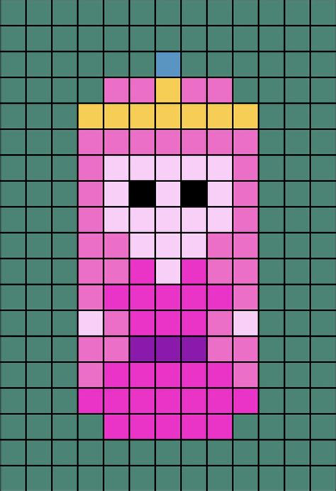 Princess Bubblegum Small Pixel Art In 2024 Pixel Art Design Pixel