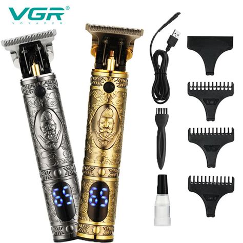 Vgr 228 Hair Trimmer For Barber Men Detail Electric Hair Clipper Electric Razor Edge Finishing