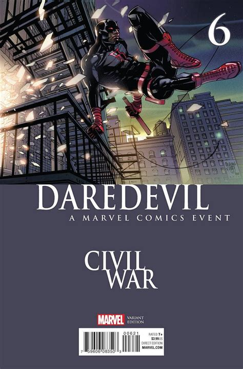 Daredevil Vol 5 6 Ferry Civil War Var Kings Comics