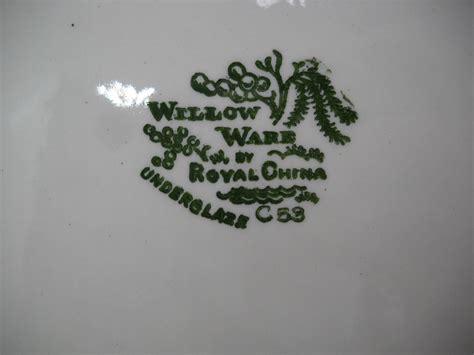 Willow Ware By Royal China C 53 Blue Willow 12 Inch Serving Platter Chop Plate Blue Transferware