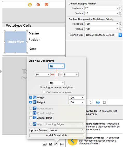 auto layout with self resizing cell