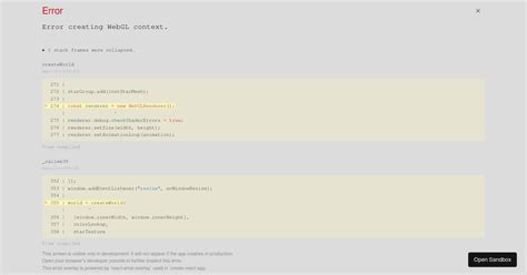 Starfield Proto Codesandbox