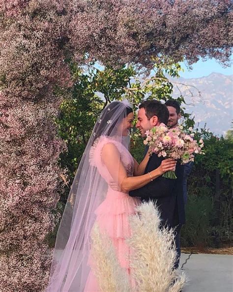 Mandy Moore Just Got Married In A Pink Wedding Dress Who What Wear