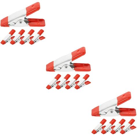 15 Pcs Small Spring Clips Metal Woodworking Spring Clamps Heavy Duty