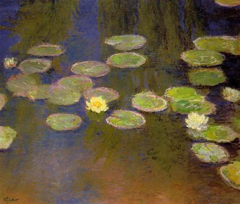 Water Lilies 1897 1899 By Claude Monet Artchive