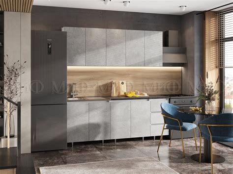 Кухня Челси 2 0м Компоновка №1 Интернет магазин мебели компании «МИФ