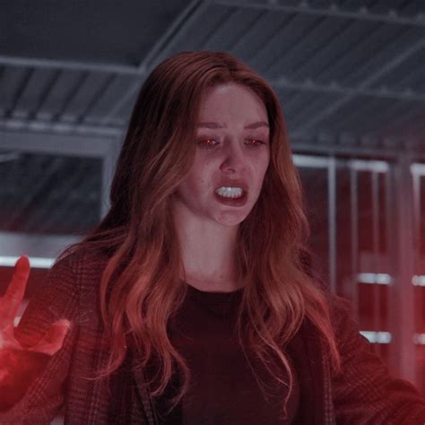 Angry Wanda 👁️👄👁️ Scarlet Witch Marvel Elizabeth Olsen Scarlet Witch