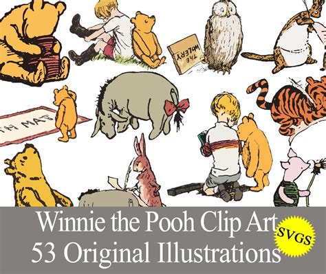 Winnie The Pooh Printables Free Clip Art Shop On Pinterest