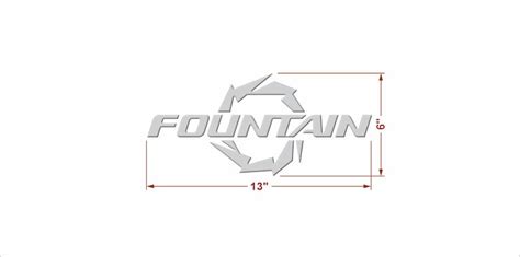 Fountain Boat Emblems 31 Domed Decals Set Etsy