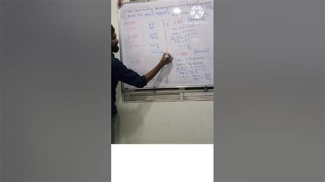 Converting Non Terminating Recurring Decimal To Rational Number Maths Non Terminating
