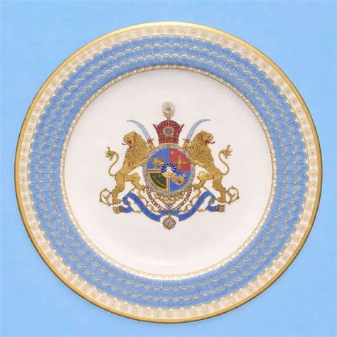 Limited Edition Commemorative Plate By Spode Shah Of Iran And 2500 Years