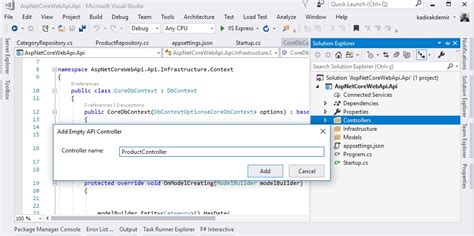 Sıfırdan Aspnet Core 22 Web Api Crud İşlemleri