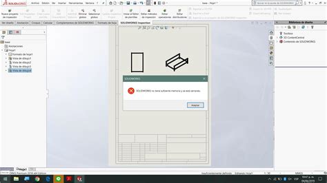 Ayuda Con El Error Solidworks No Tiene Suficiente Memoria Y Se Esta