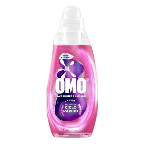 Lava Roupas Omo Ciclo Rapido Cuidado 750ml Shopee Brasil