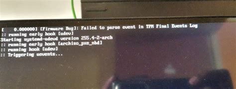 Latest Arch Iso Build Black Screening After This ↓ Rarchlinux