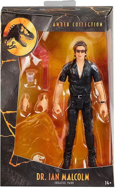 Dr Ian Malcolm Jurassic World Amber Collection Action Figure Gyj43