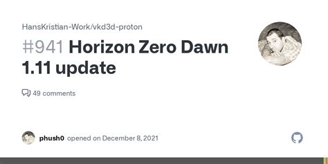 horizon zero dawn 1 11 update · issue 941 · hanskristian work vkd3d