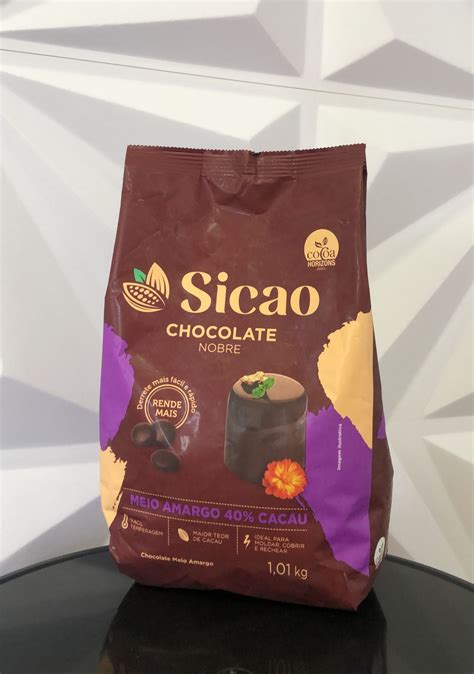 Chocolate Meio Amargo Gold Em Gotas Sicao 101kg Chocolates