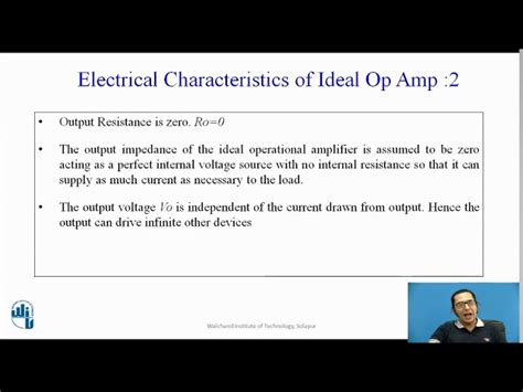 Ideal Operational Amplifier Characteristics