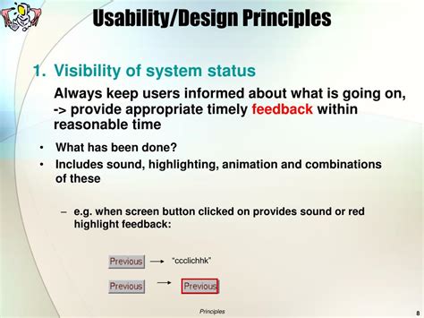 Ppt Usability Guidelines Principles And Theories Powerpoint