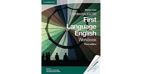 Cambridge IGCSE First Language English Workbook By Marian Cox