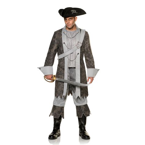 Underwraps Phantom Ghost Pirate Adult Costume Standard Male