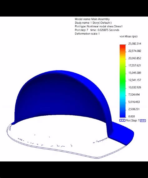 Solidworks Simulation Nonlinear Study Example